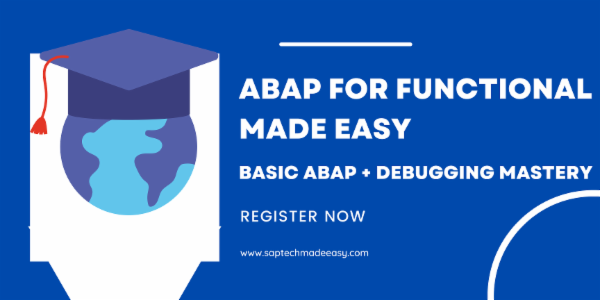 Abap For Functional Made Easy Basic Abap Debugging Mastery